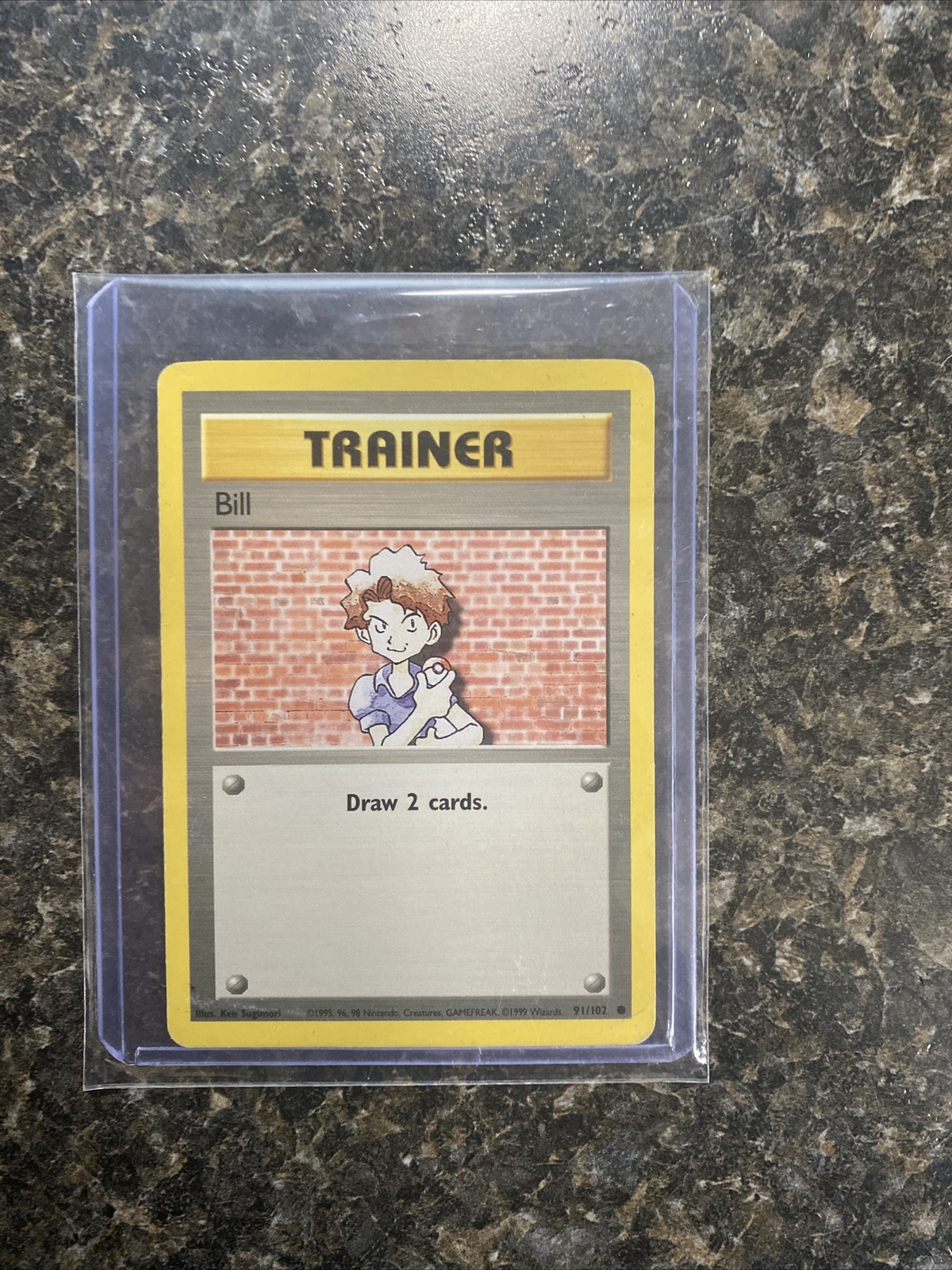 Pokemon TCG Trainer BILL Rare Card Base Set 91/102 | eBay