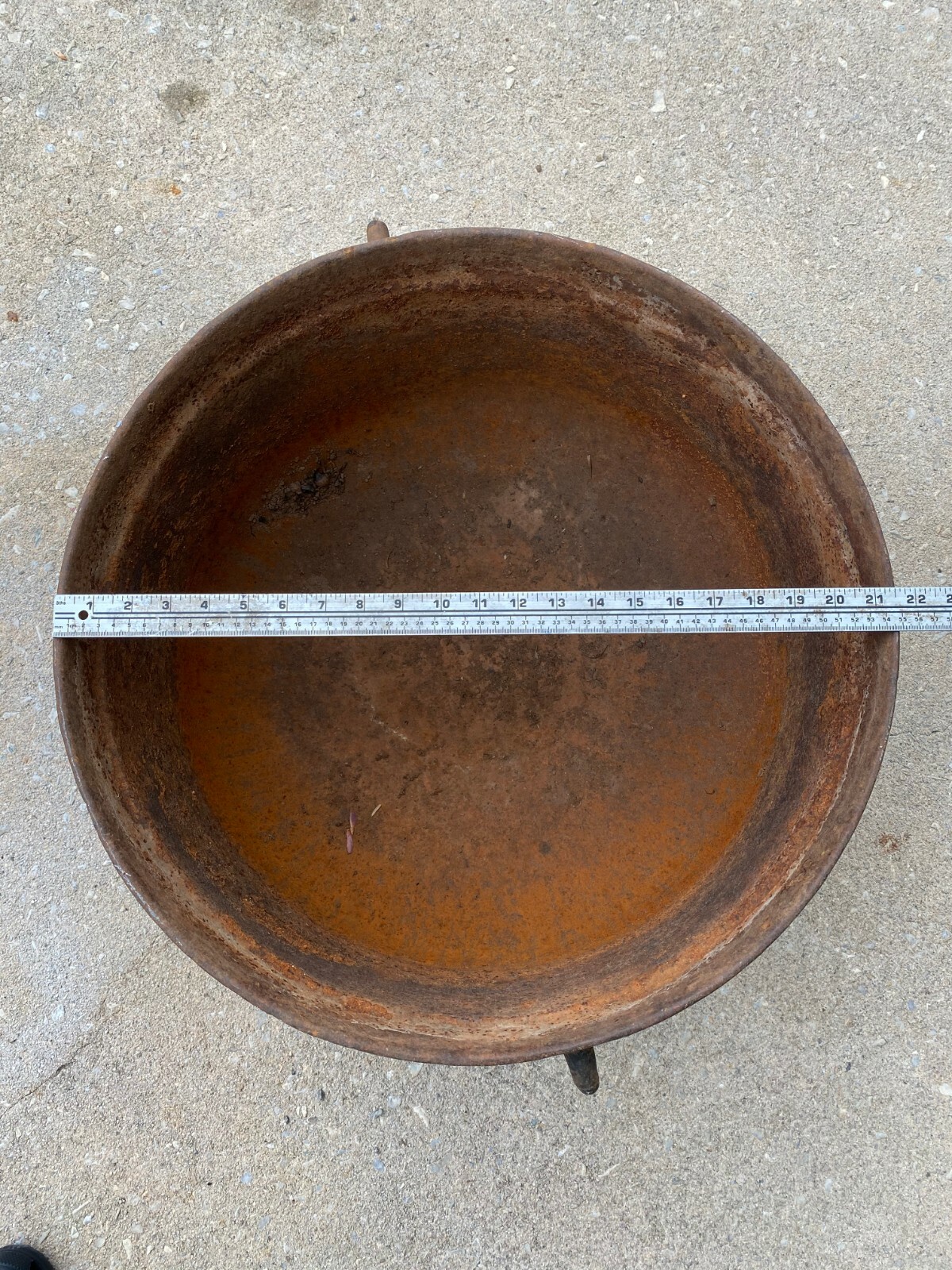 Large Old Cast Iron Pots
