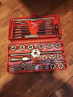 Vintage ACE Hanson Super Hex Tap & Die Set SAE Made In USA 42 Pc USA ...