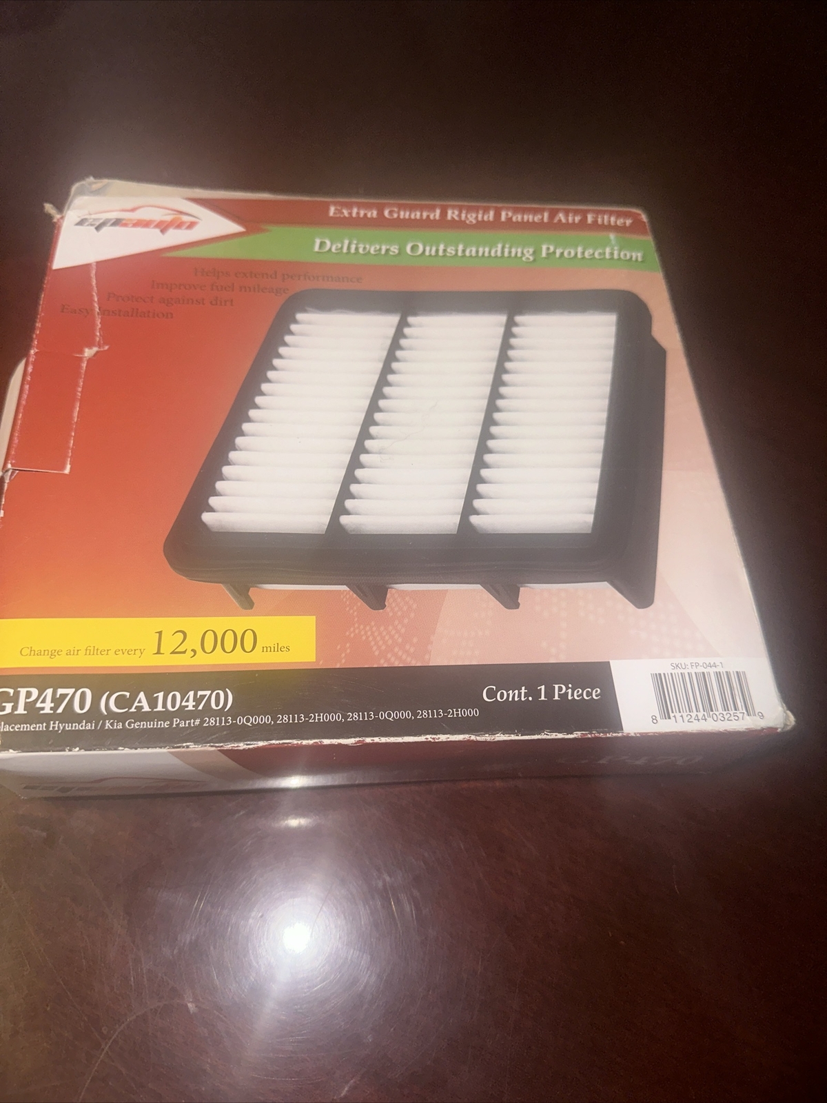 Car Engine Air Filter Hyundai Elantra/Kia 28113-0Q000, 28113-2H000 ...