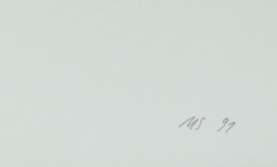 Michel Sauer/ Zinkstempeldruck/ handsigniert /von 1991/ Griffelkunst ...