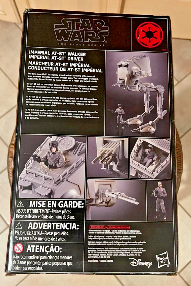 Star Wars The Black Series Imperial At-St Walker and Driver | eBay