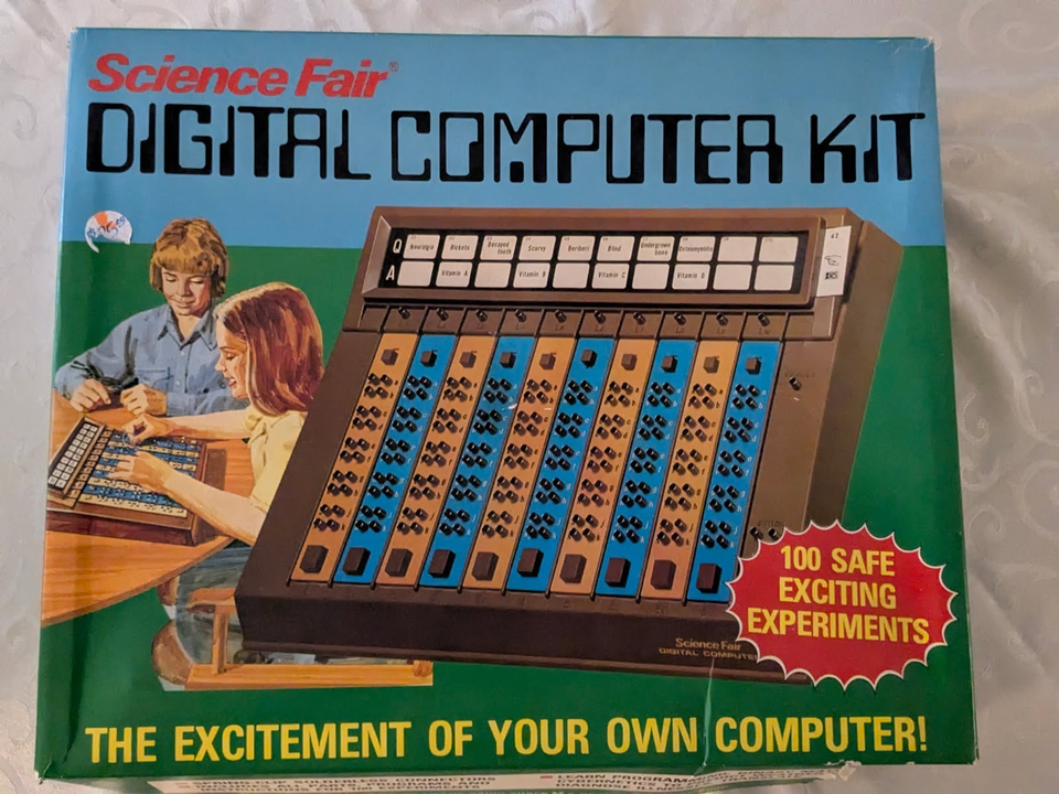 Radio Shack Science Fair Digital Computer Kit CAT. #28-218 100 Tandy ...