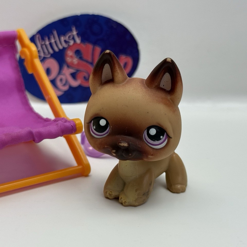 GERMAN SHEPARD DOG #375 W/ Acc - Littlest Pet Shop - Hasbro LPS | eBay