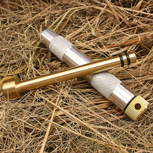 Brass Fire Piston Emergency Fire Starter Compression Survival Tool | eBay