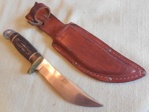 Vintage Fixed Blade Hunting Knife Western USA Stainless S-H66 | eBay