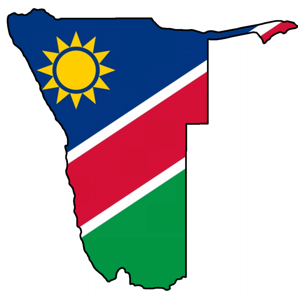 Auto Aufkleber "NAMIBIA" Vinyl Sticker 11x10 cm konturg. Decal die-cut ...