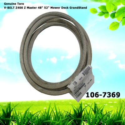 Genuine Toro 106-7369 V-BELT Z400 Z Master 48" 52" Mower Deck ...