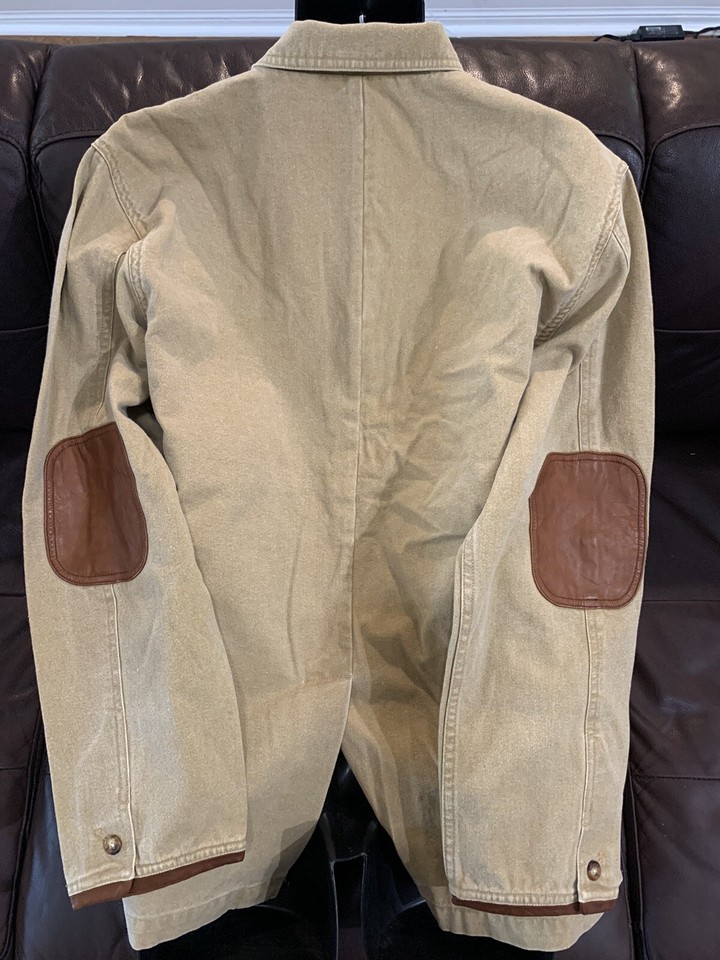 Orvis Men’s Safari Zambezi Jacket Leather Trim/Elbows Size 44 | eBay