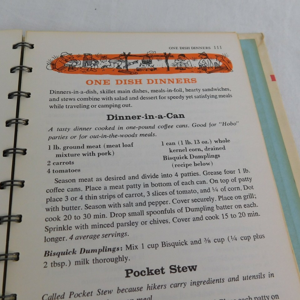 Betty Crocker's Outdoor Cook Book Wire Bound 1961 Golden Press ...
