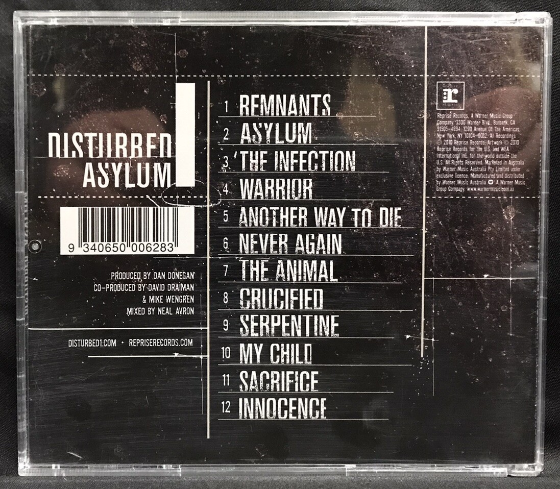 DISTURBED Asylum CD 2010 with Hype Sticker VGC FAST FREE POST | eBay