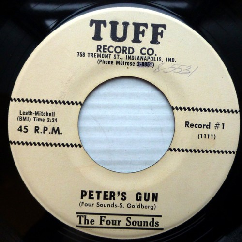The Four Sons Doowop Original Tuff 45 The Bague B/W PETER'S Pistolet ...