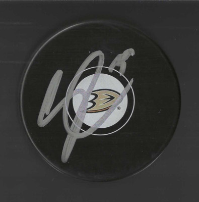 Sam Carrick Signed Anaheim Ducks Puck | eBay