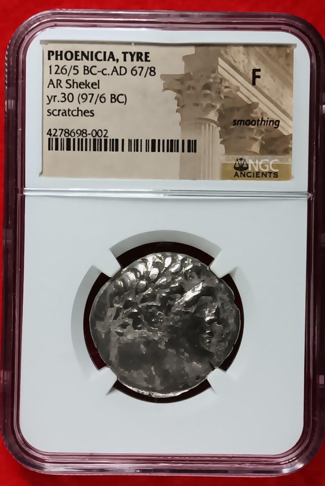 Phoenicia, Tyre shekel - Judas 30 Pieces of Silver Bible Coin-NGC ...