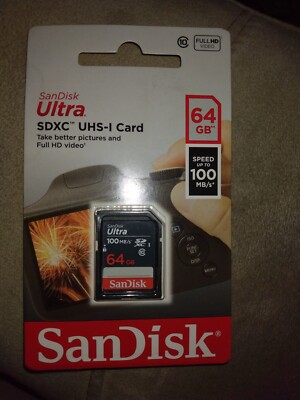 SanDisk Ultra & Ultra PLUS SD Cards – 64GB & 32GB – Brand New Sealed ...