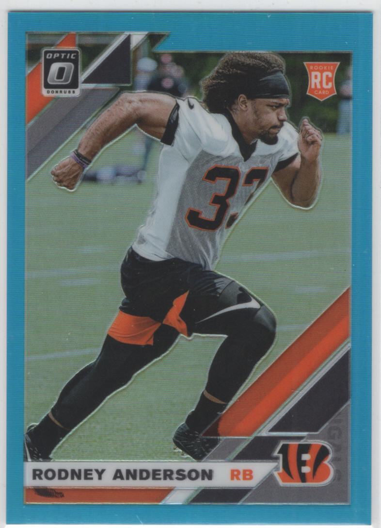 2019 Panini Donruss Optic Rodney Anderson Light Blue Border /299 | eBay
