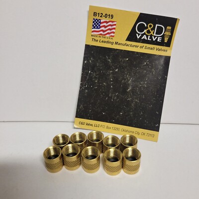 Brass Caps with Rubber O-rings - Seal HVAC Access Ports Refrigerant Cap ...
