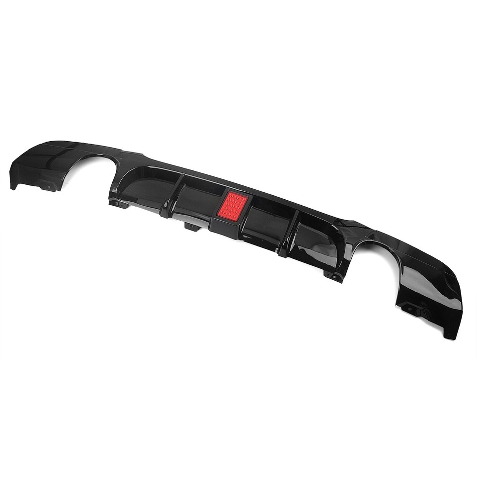 For BMW E90 E91 M Sport 2005-2012 Rear Bumper Dual Port Diffuser Lip ...