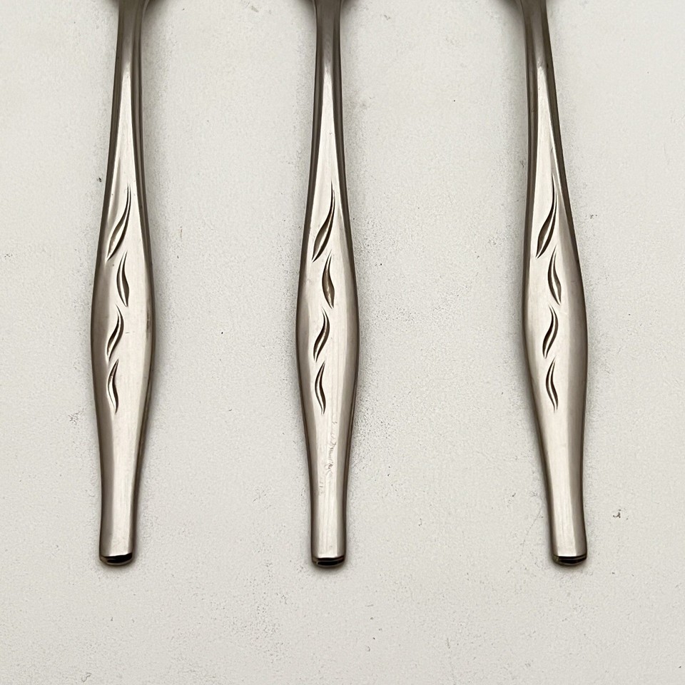 Sears Roebuck Tradition Stainless SRS13 Teaspoon Flatware 6 1/8 3Pc Set ...