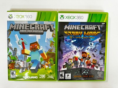 Microsoft Minecraft Xbox 360 Edition -Minecraft Story Mode 885370606515 ...