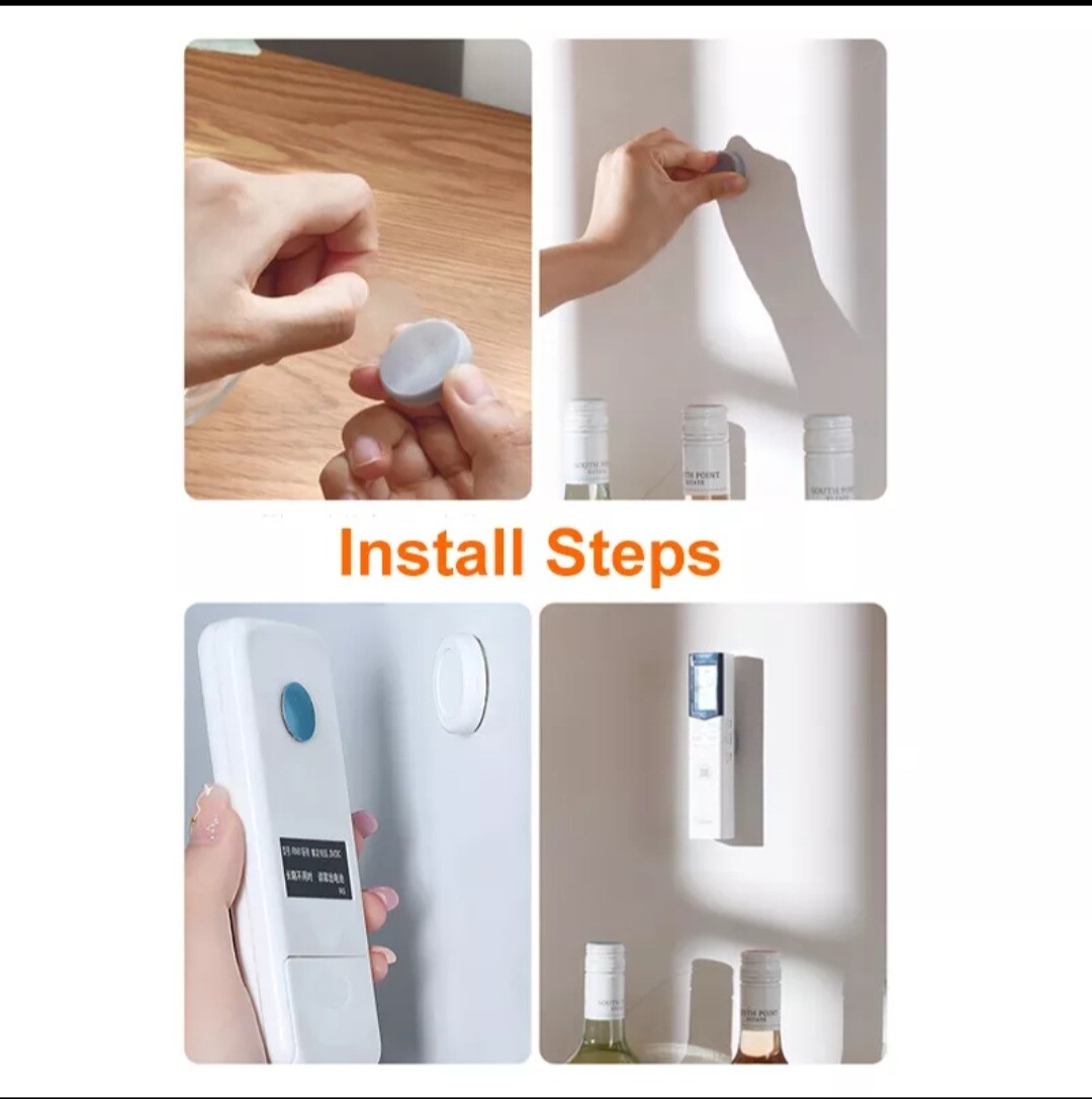 Strong Magnetic Hook Remote Control Holder Storage Shelf For Hanging ...