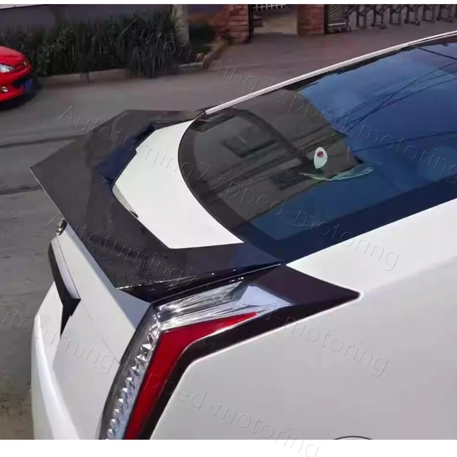 Fits Cadillac CTS Coupe 11-14 REAL Carbon Fiber Rear Trunk Lip Spoiler ...