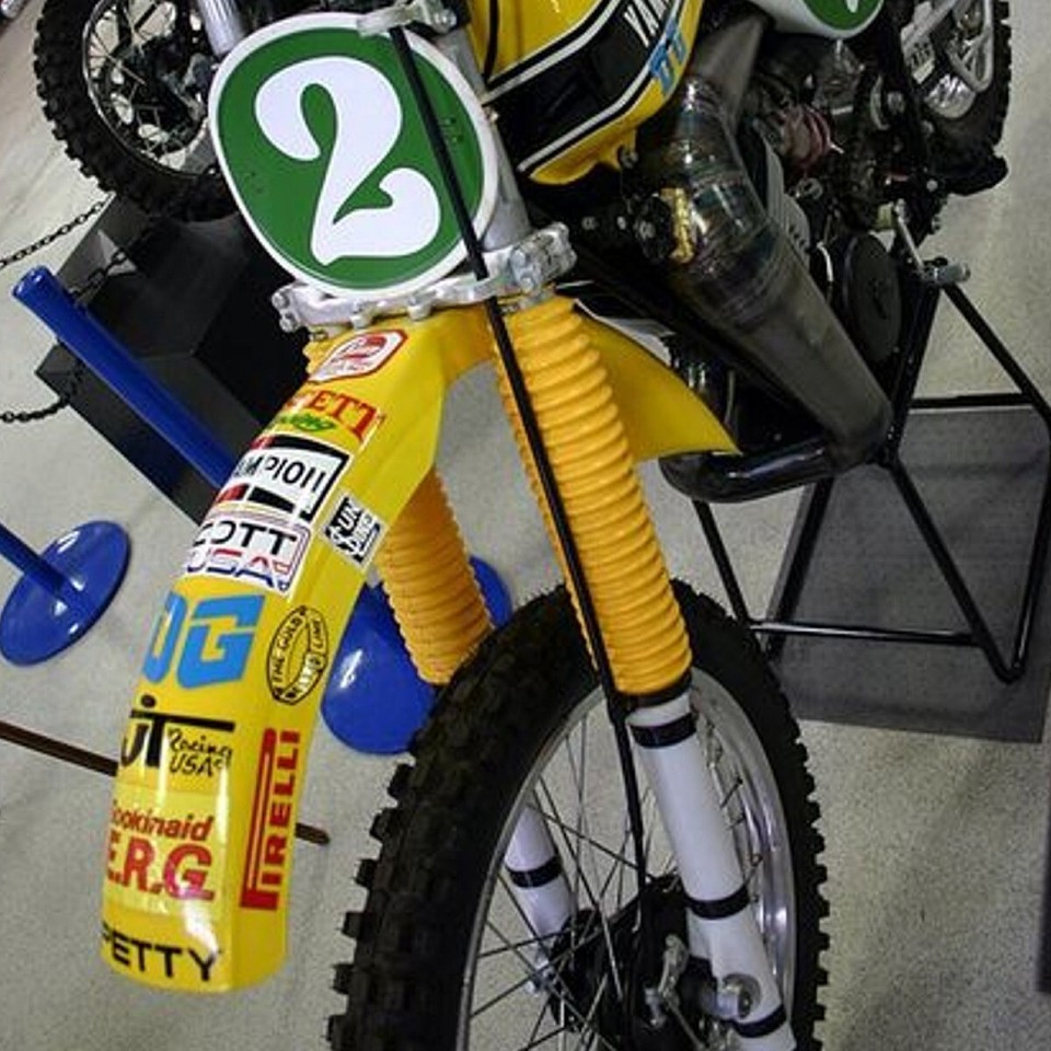 2 ERG GOOKINAID Stickers Vintage Motocross Works Supercross VMX EVO YZ ...