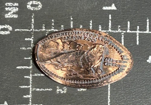 Akron Zoo River Otter Ohio OH Elongated Pressed Smashed Squished ...