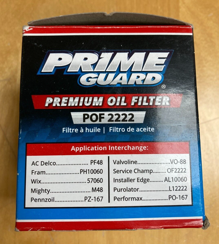 Prime Guard POF 2222 Engine Oil Filter FITS GM 5.3L 6.0L, DODGE | eBay