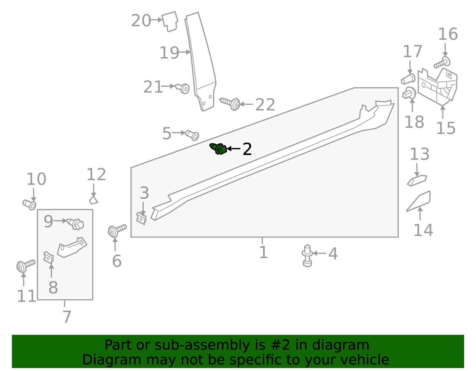 Genuine Volkswagen Lift-Gate Trim Panel Clip WHT-009-252 for sale ...