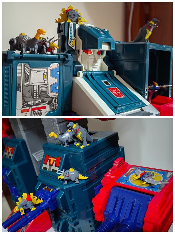 pre-slae pinted minimum MINI Dinoking Grimlock Sludge Swoop Snarl Slag ...