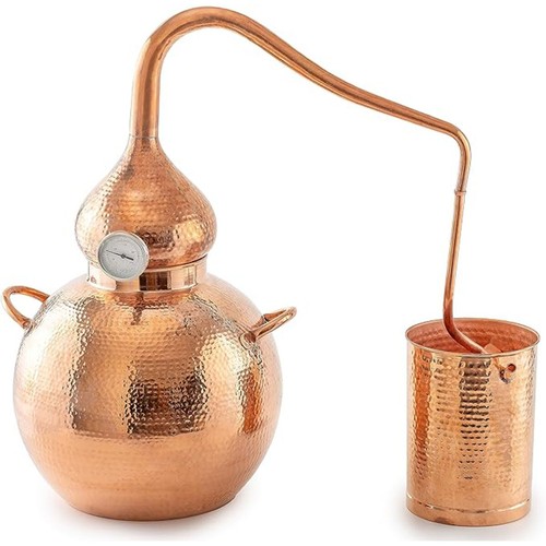 2L Alembic Pure Copper Still Moonshine Distillery Kit Alcohol Essence ...
