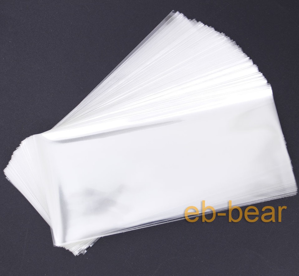 Lot 500 Pcs Currency Banknote Sleeves Holder Paper Money Soft Bag 70mm ...