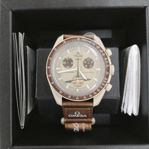 OMEGA SWATCH Omega x Swatch MISSION TO SATURN S033T100 | eBay