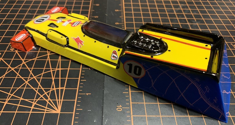 1/24 Custom Painted Ralph Thorne Retro F-1 Slot Car Body | eBay