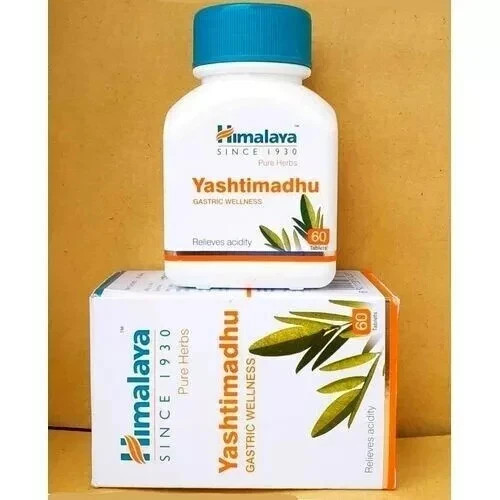 Himalaya Yashtimadhu 60 Tablets x3 | Herbal Digestive Support | Natural ...