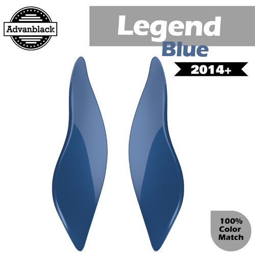 Fits Harley 14+ LEGEND BLUE Air Deflectors Batwing Fairing Deflectors ...