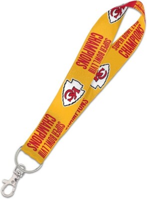 Kansas City Chiefs Super Bowl LVIII Champions Key Strap | eBay