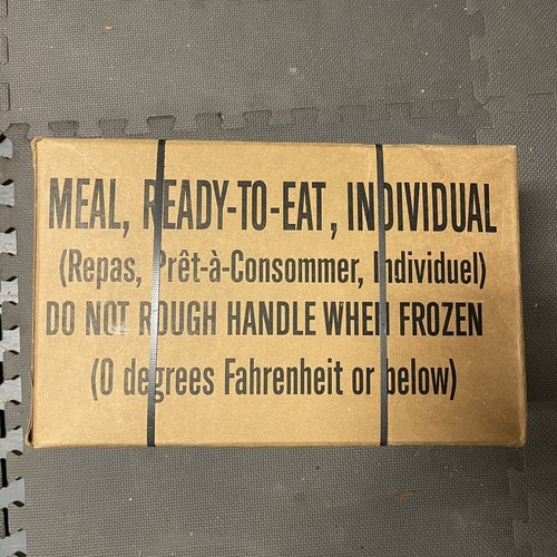 MRE U.S. Military Meals Case B Menus 13-24 MRE 12 Ready to Eat Meals | eBay