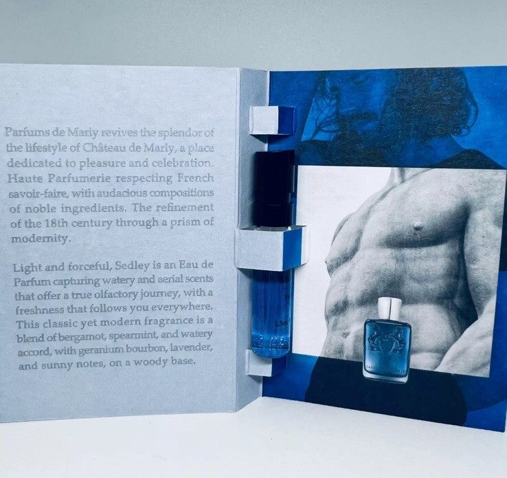 PDM PARFUMS DE MARLY SEDLEY EDP 1.5ml .05fl oz x 1 COLOGNE PERFUME ...