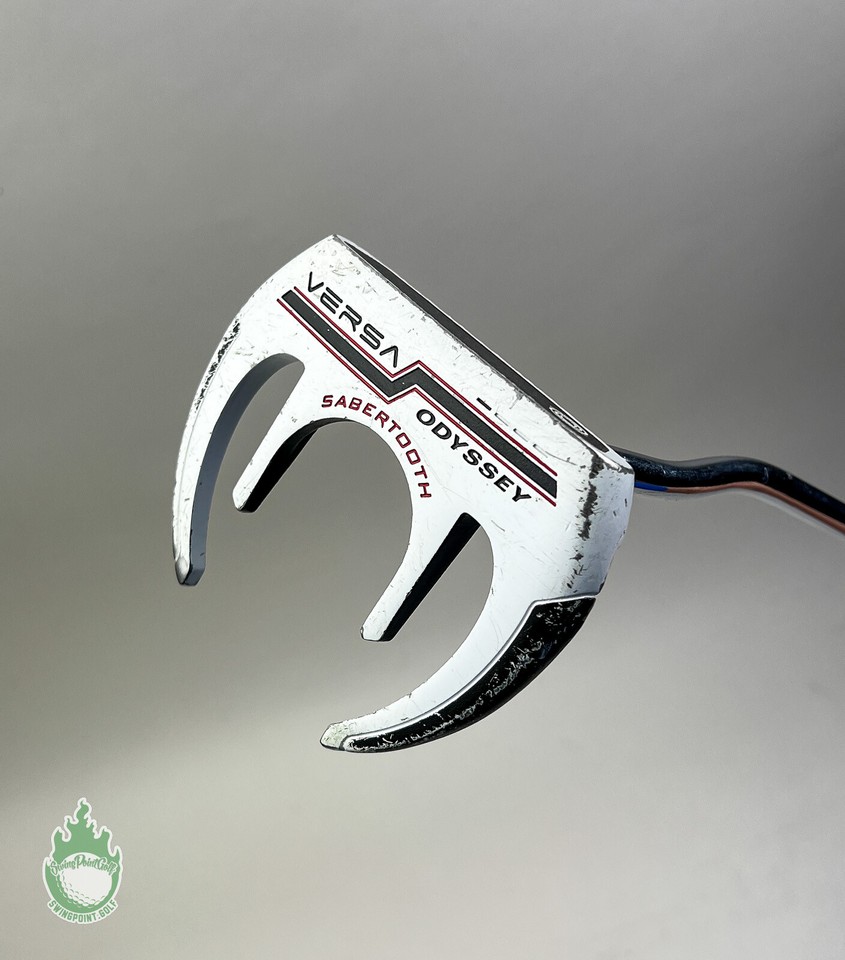 Used Right Handed Odyssey Versa Sabertooth 35" Putter Steel Golf Club ...