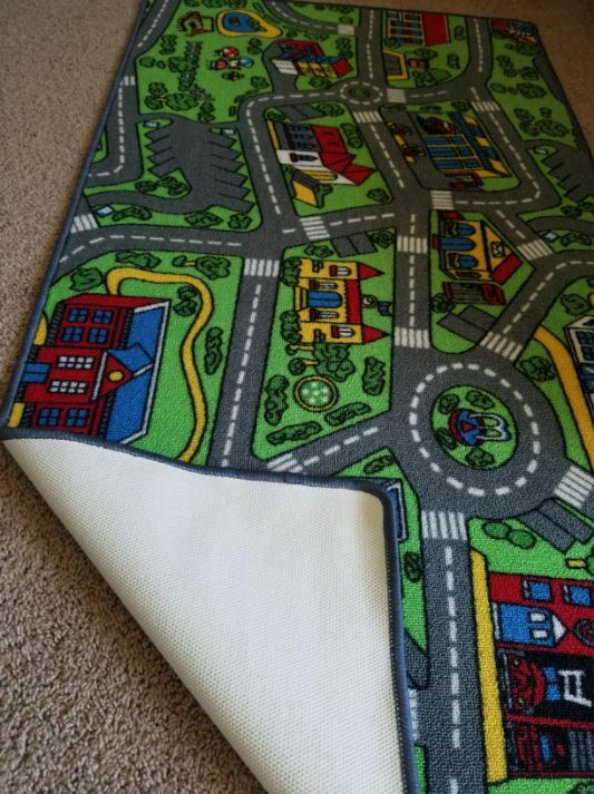 Extra Large 79" x 40" Kids Children Carpet Race Car Track Rug Toy Floor ...