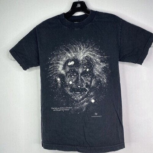 Vintage Albert Einstein Expressions Mens T-shirt Blac… - Gem
