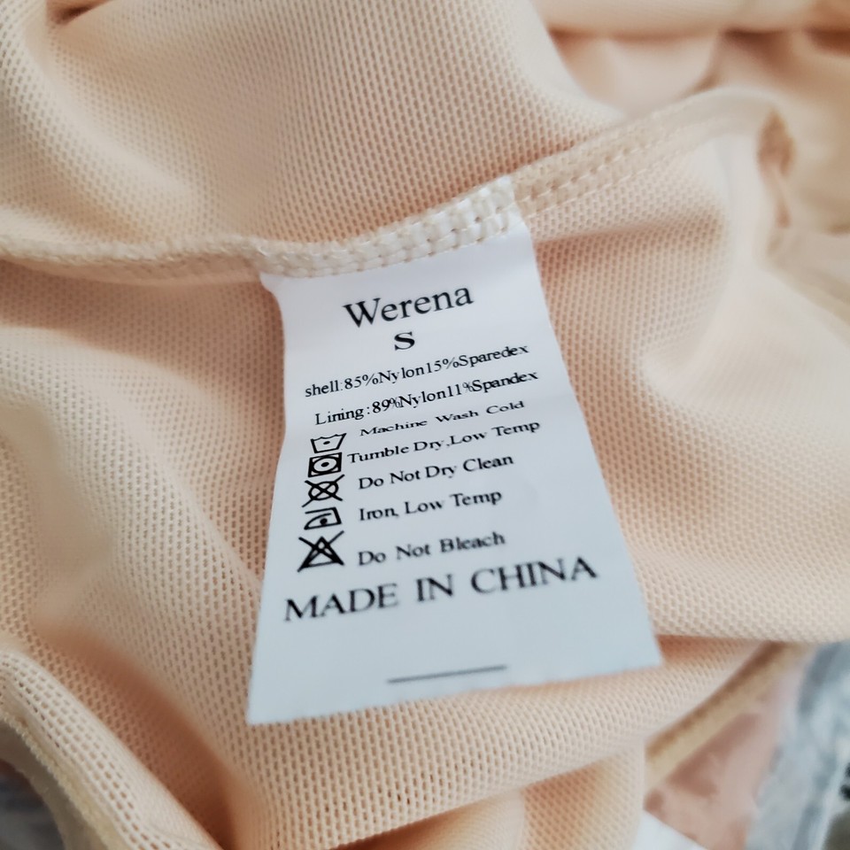 WERENA Shapewear Women Beige Thong Tummy Control High Waisted Body ...