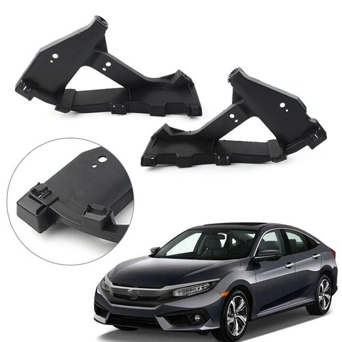 For 2016-2021 Honda CIVIC Sedan Headlight Brackets 2PC Front Hold Mount ...