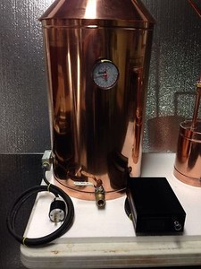 StillZ 20 Gallon Electric Moonshine Still Copper Still 20 oz.Copper 220 ...