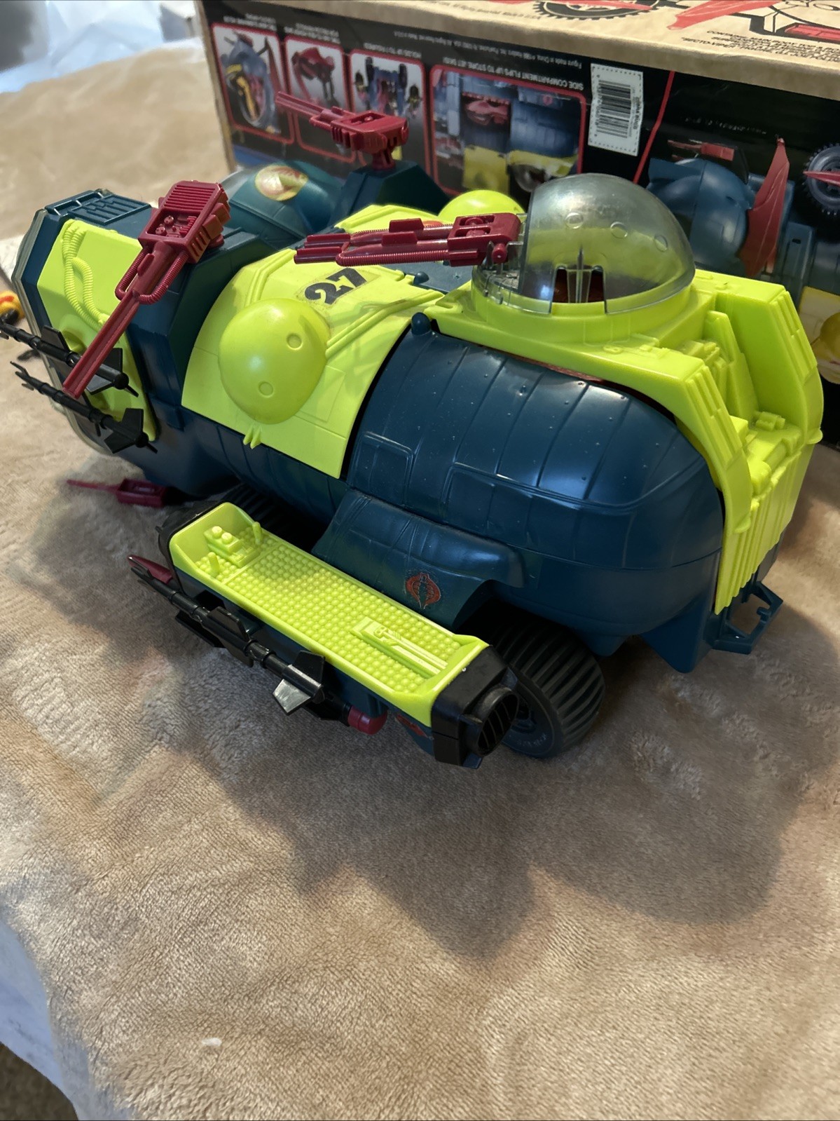 Vintage 1988 GI Joe ARAH Cobra BUGG w Secto Viper complete with BOX | eBay