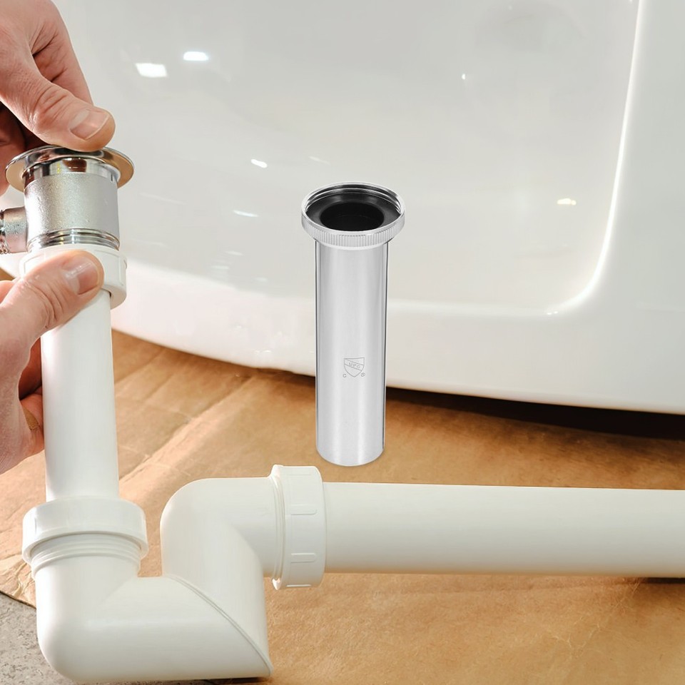 Drain Pipe Sink Tubular Drain Connection Sink Extension Tube For Trap ...