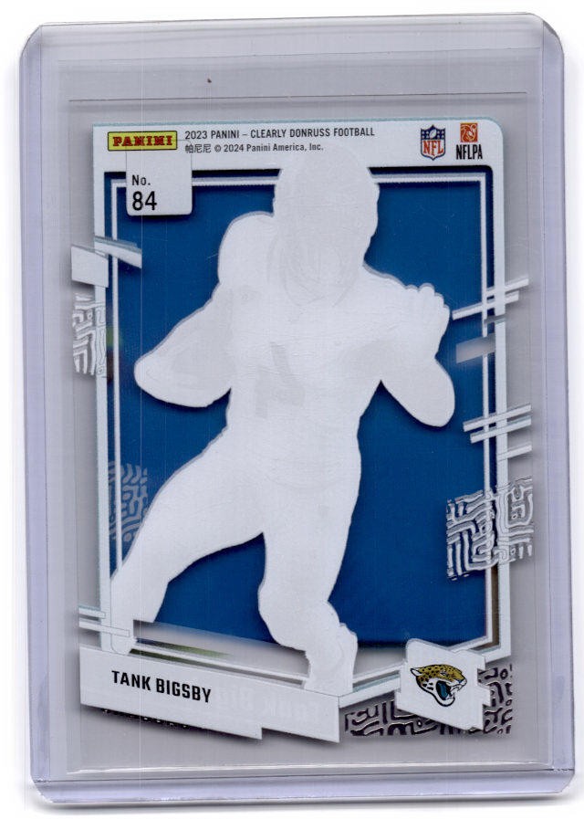 Tank Bigsby 2023 Clearly Donruss #84 Jacksonville Jaguars | eBay