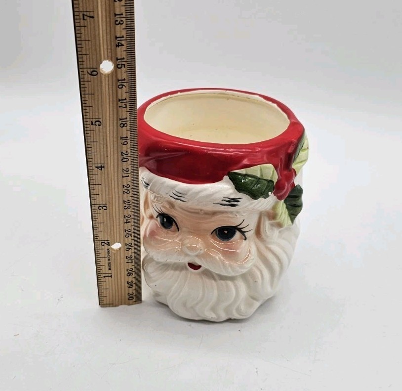 Vintage Santa Claus Head Planter Kitschy Planter Pot | eBay